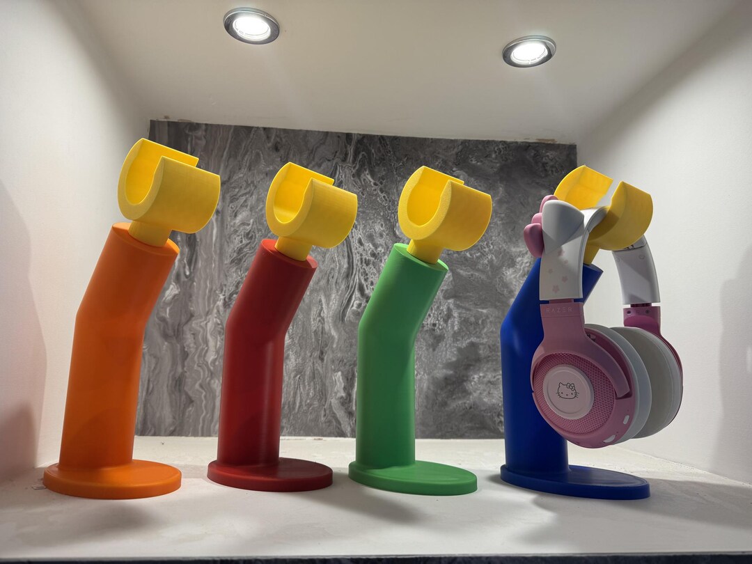 3D Printed Lego Inspired Headphone Holder, Ideal Gift for Kids and ...