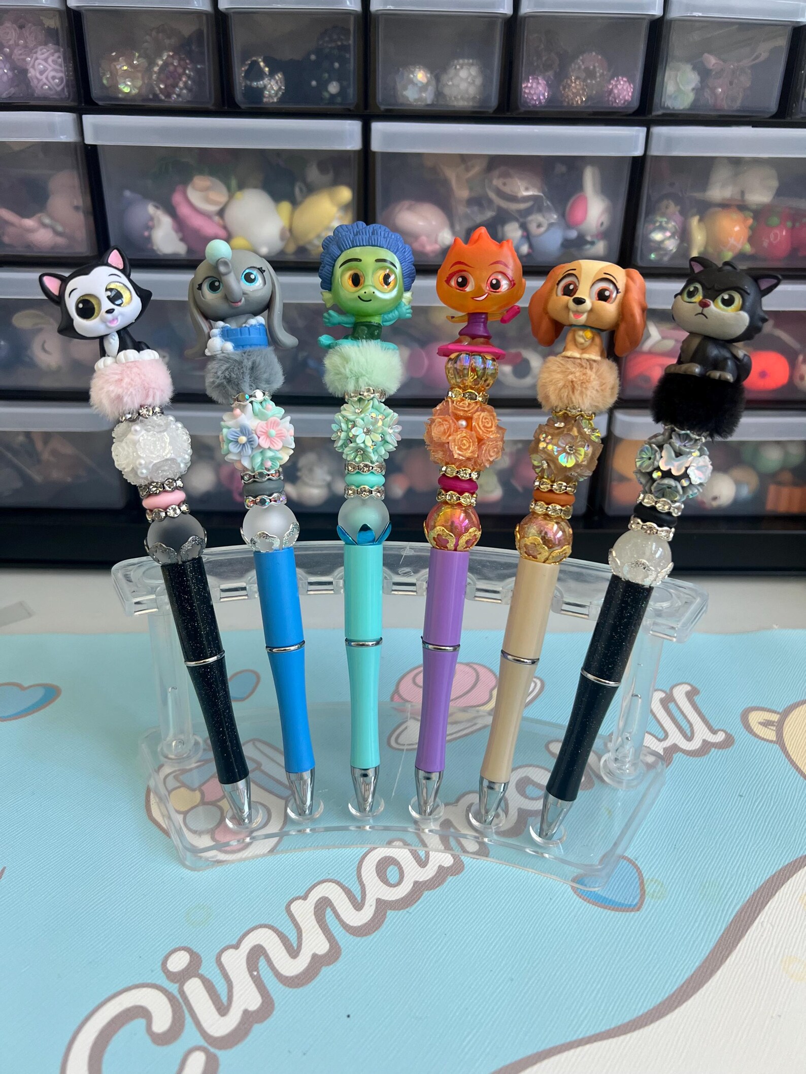 Beaded Pens | Doorable Pens | Custom Gifts - Etsy