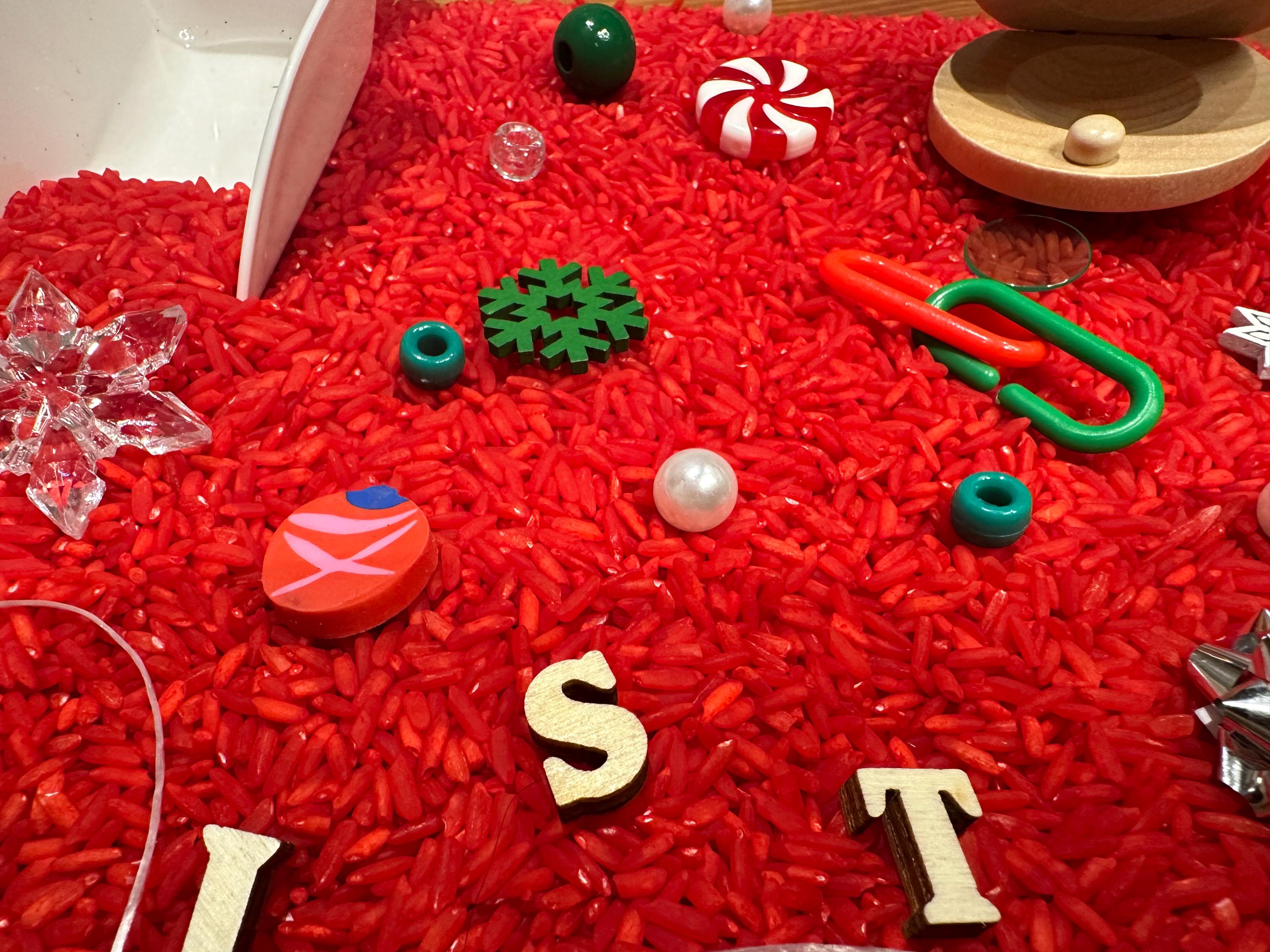 Christmas Sensory Bin Toddler Learning Gift Montessori Play Kit Busy ...