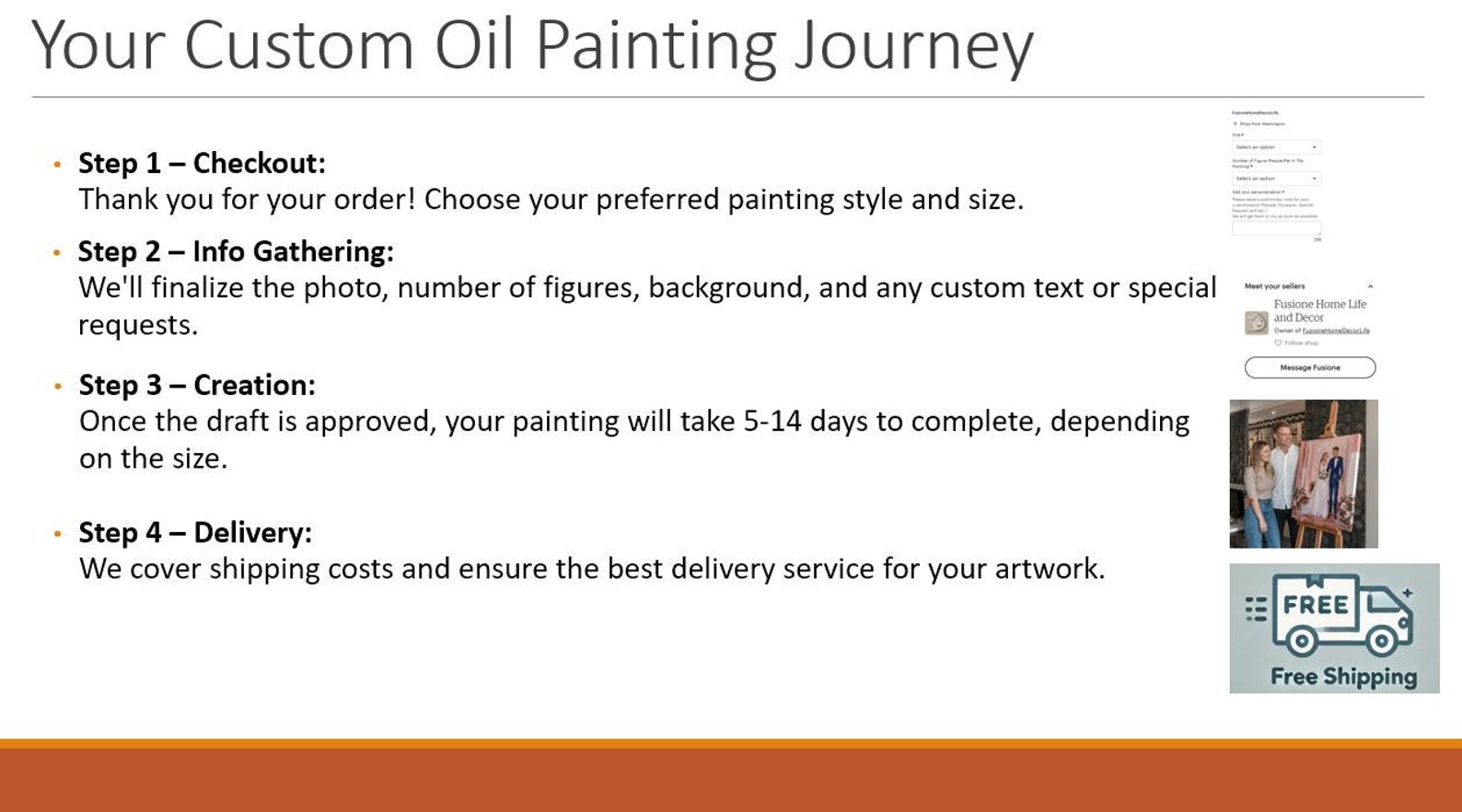 Custom People Portrait Oil Painting Hand-painted Art for Memorable ...