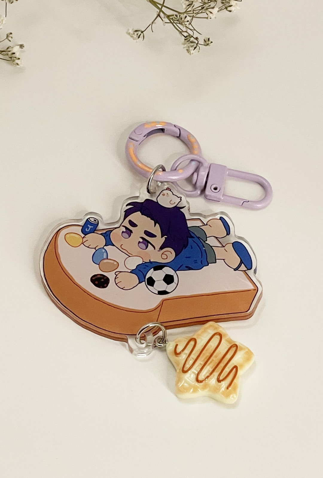 Stardew Valley, Shane Acrylic Keychain Figure, Bread Series - Etsy