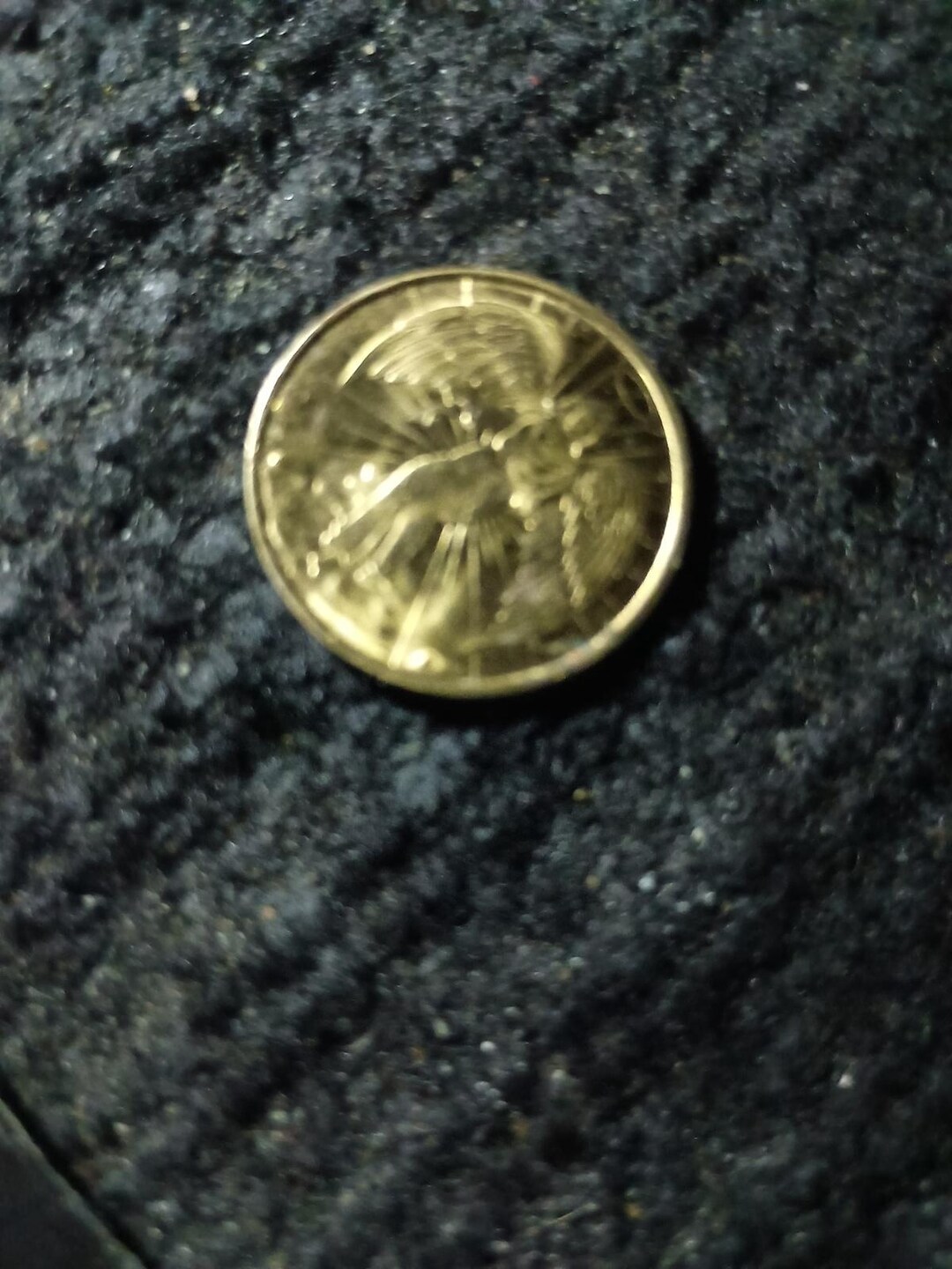 Rare Vintage Double Sided Angel Goldtoned Coin - Etsy