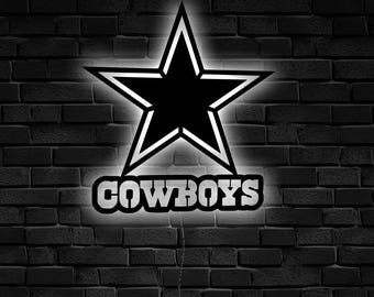 Dallas Cowboys Wood Sign, Cowboys Sign, Dallas Cowboys Wall Art ...