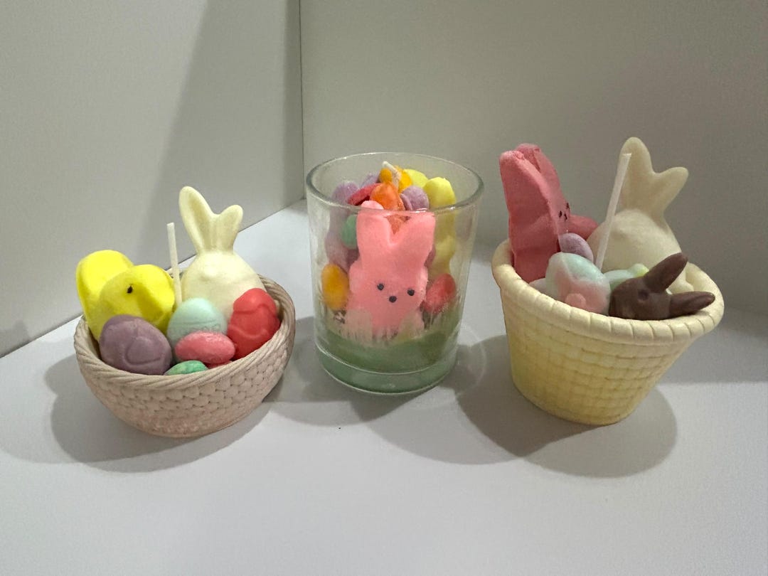 Peeps Marshmallow Easter Candles - Etsy