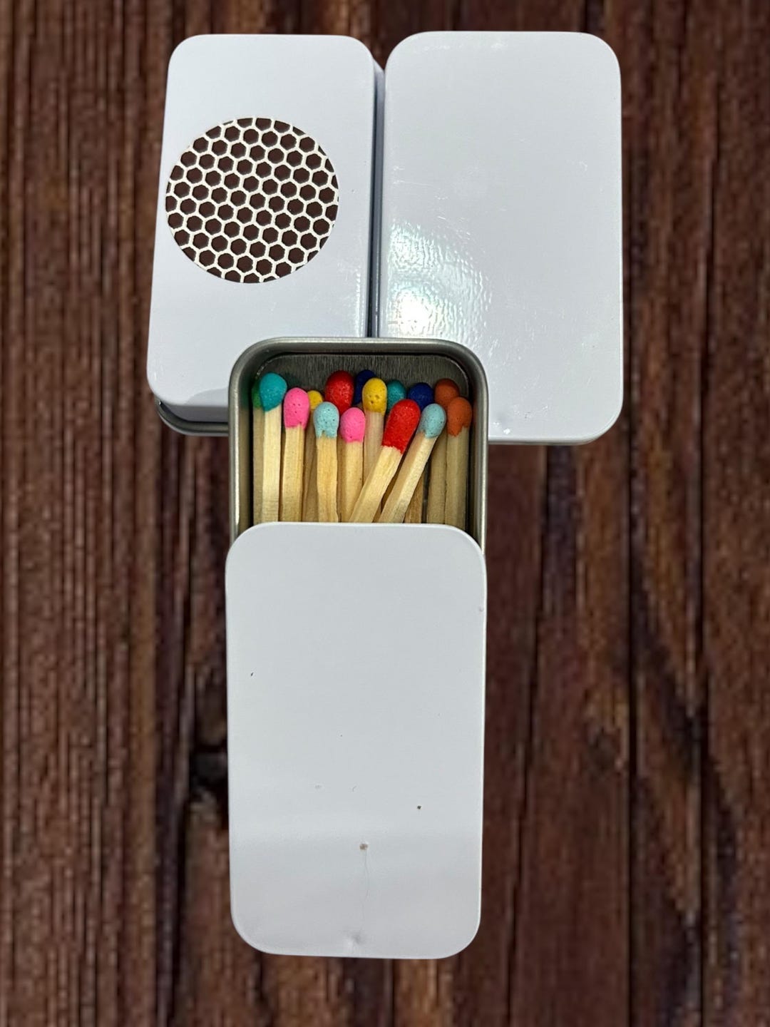 Custom Color Matchsticks in Tin With Striker - Etsy