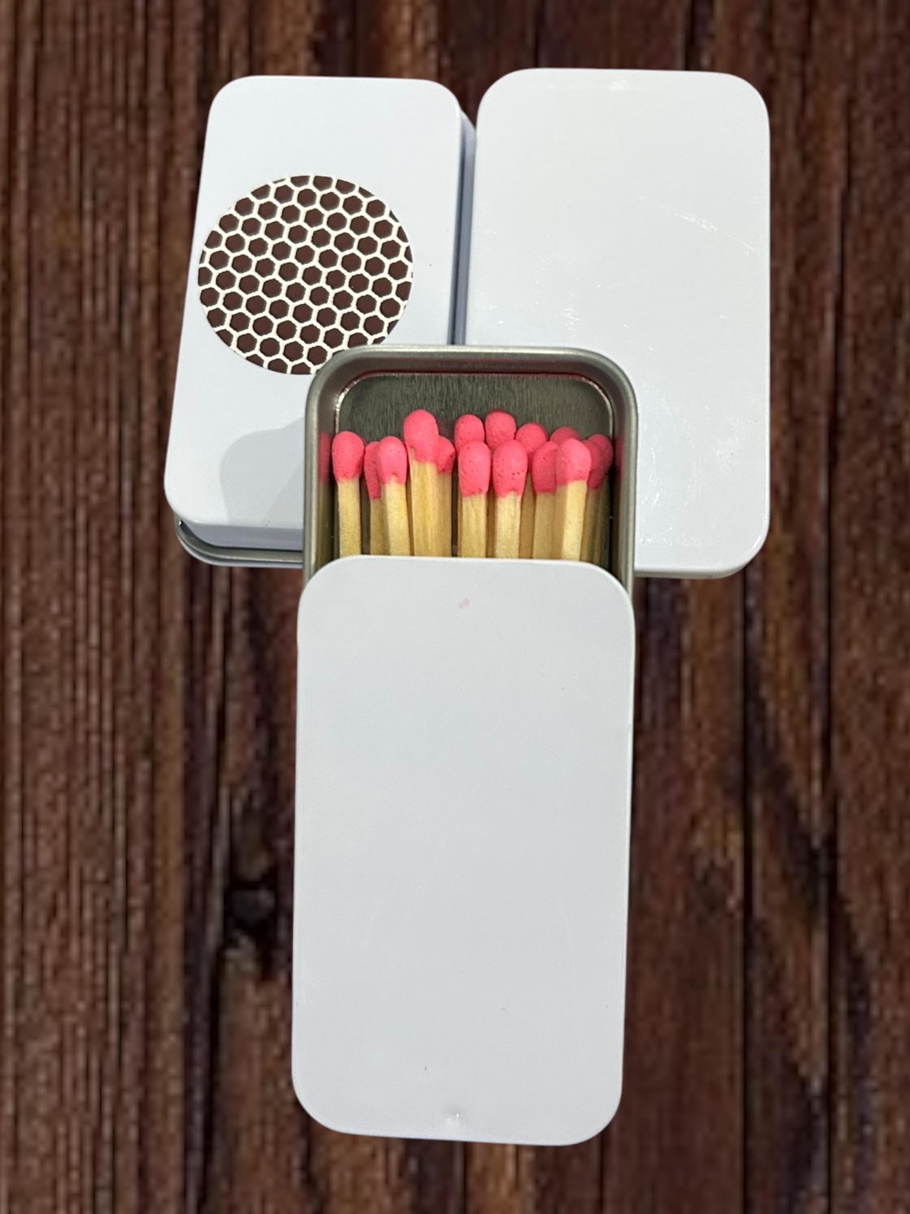Custom Color Matchsticks in Tin With Striker - Etsy