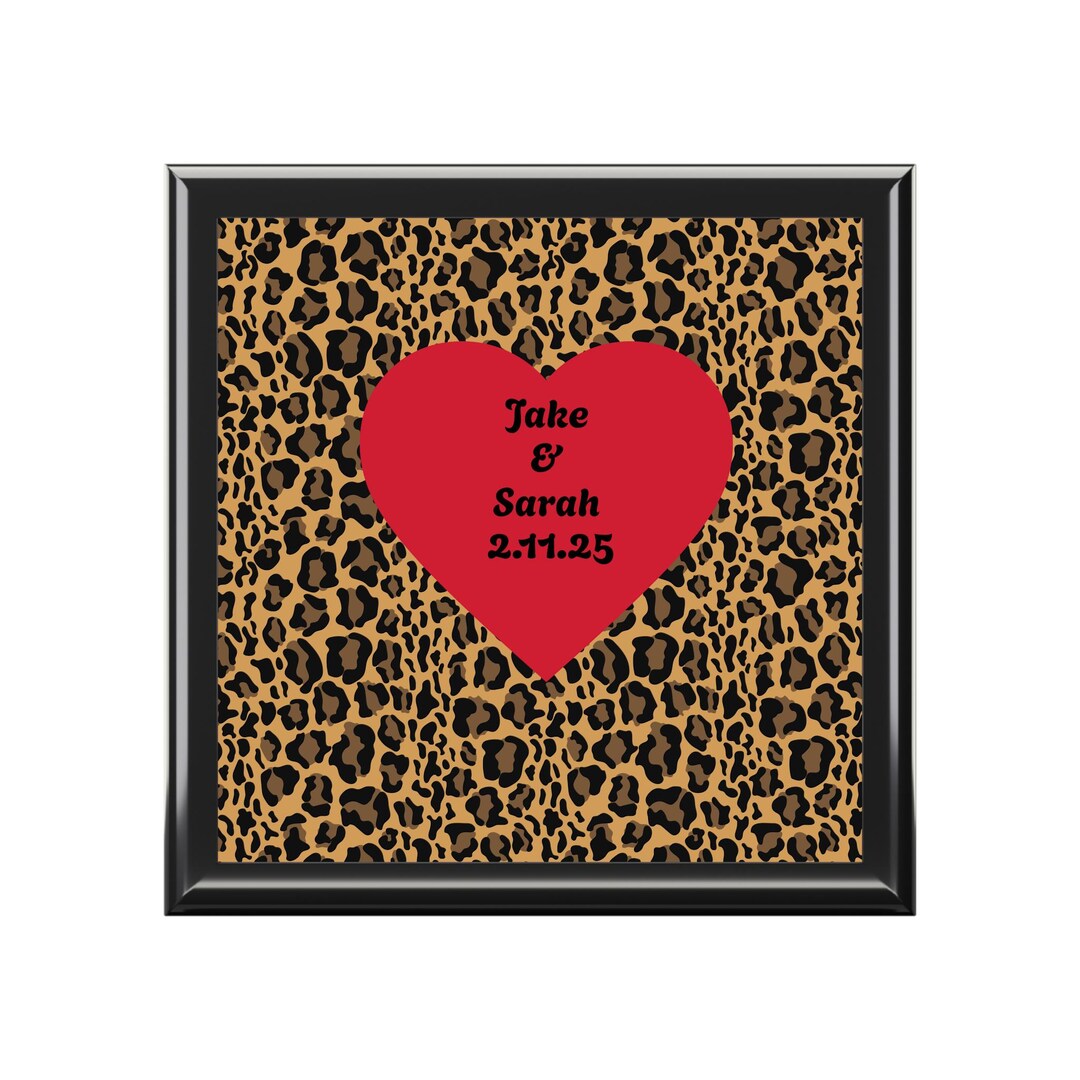 Personalized Jewelry Box, Heart Design Gift for Her, Unique Keepsake ...