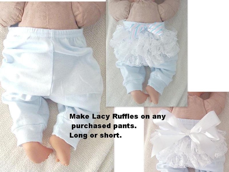 SEWING Pattern Lace Diaper Cover Num. 41.add Lacy Ruffles - Etsy