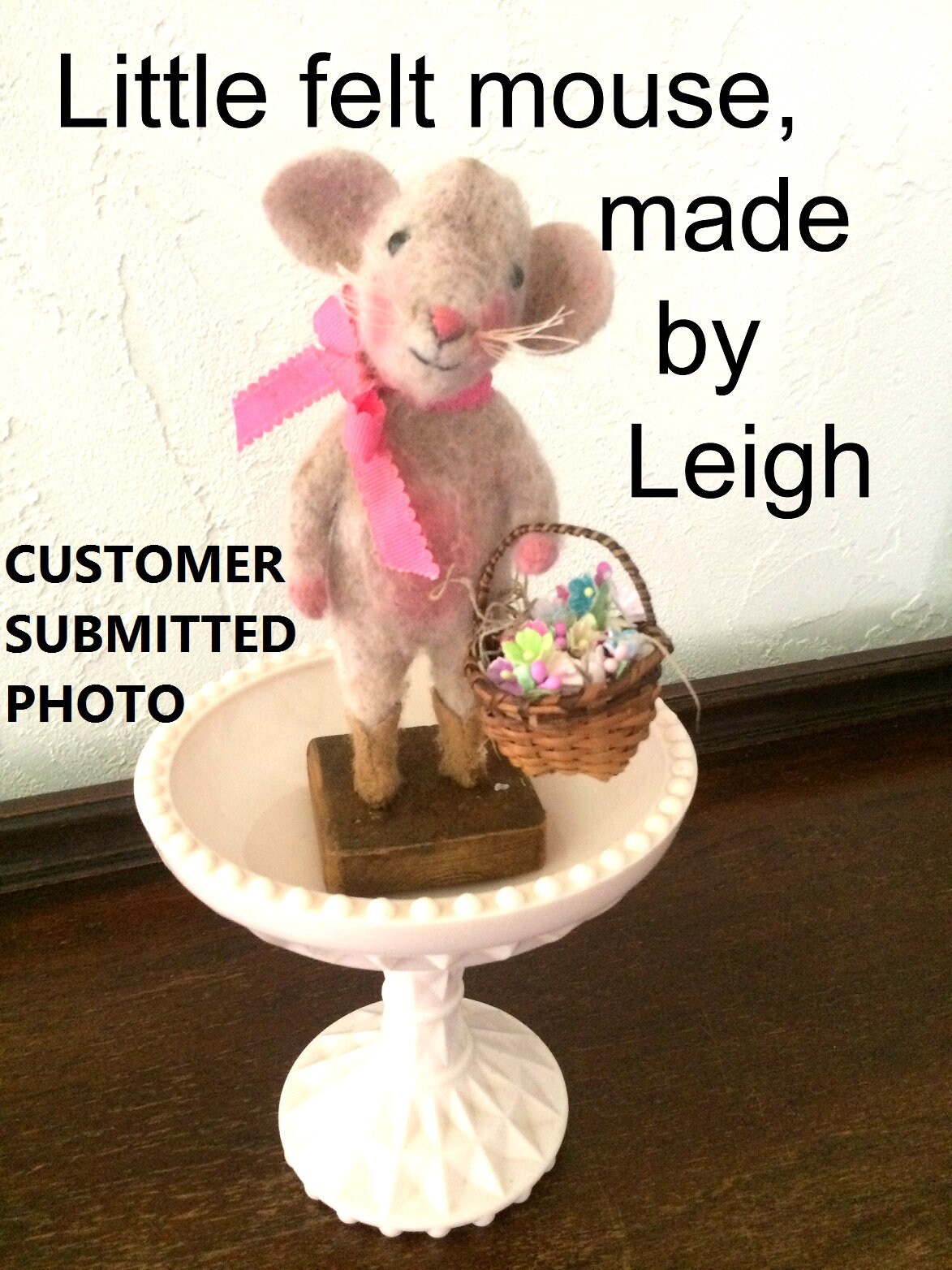 FELT MOUSE PATTERN, Pdf Sewing Pattern, Felt Miniatures, Soft Sculpture ...