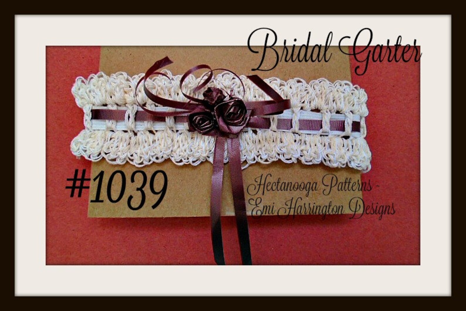 Crochet PATTERN, BRIDAL GARTER, Wedding Accessories Lacy Garter, Easy ...