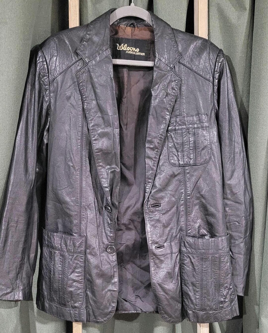 Wilson Suede and Leather Jacket - Etsy