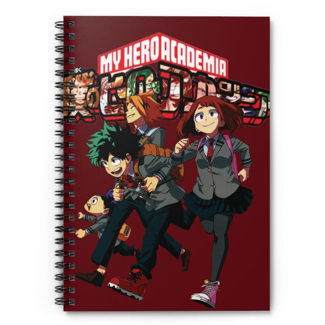 My Hero Academia Spiral Notebook Ruled Line Anime Journal for MHA Fans ...
