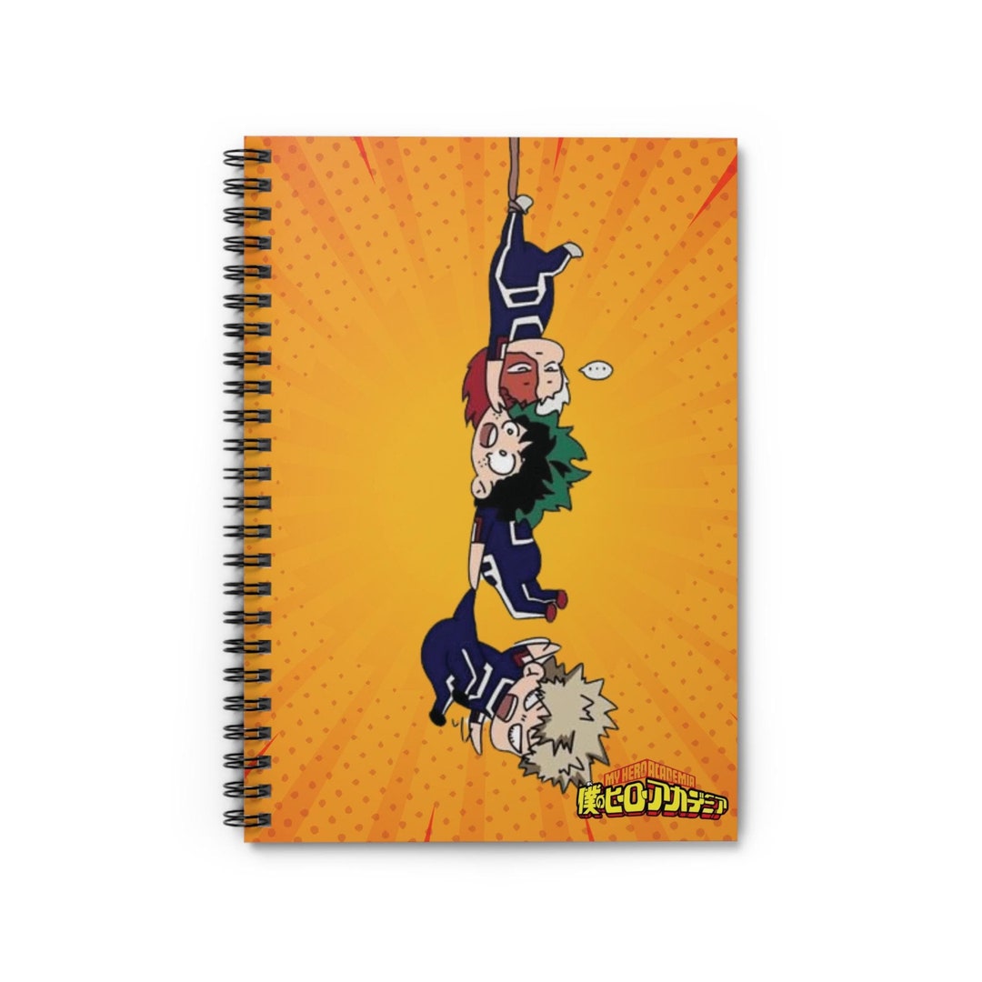 My Hero Academia Spiral Notebook | Ruled Line Anime Journal for MHA ...