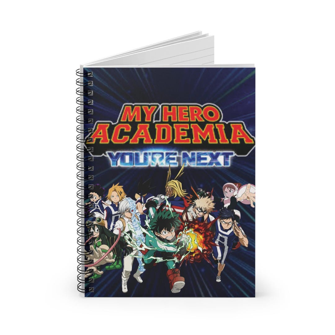 My Hero Academia Notebook, Anime Journal, College Ruled Diary, School ...