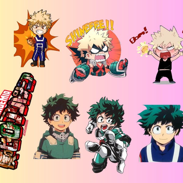 Mha Stickers - Etsy
