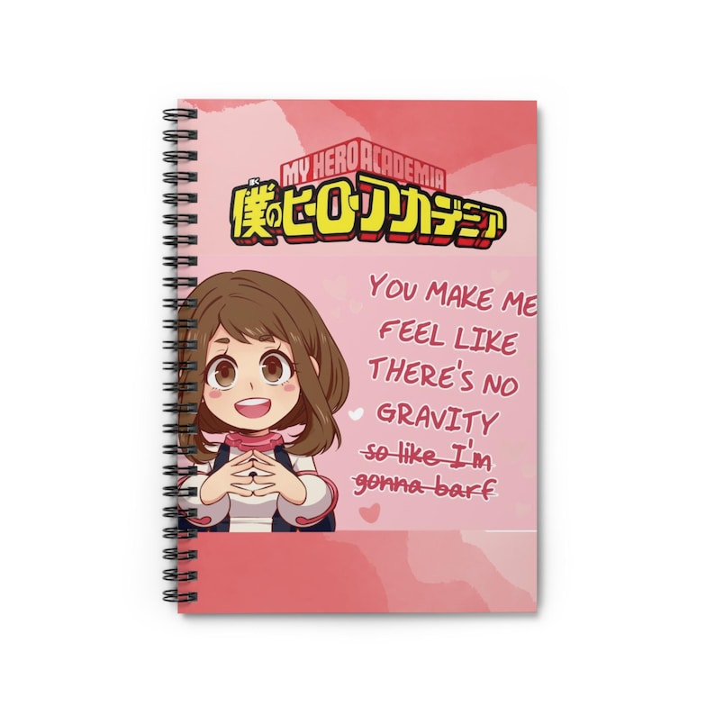 My Hero Academia Spiral Notebook | Ruled Line Anime Journal for MHA ...