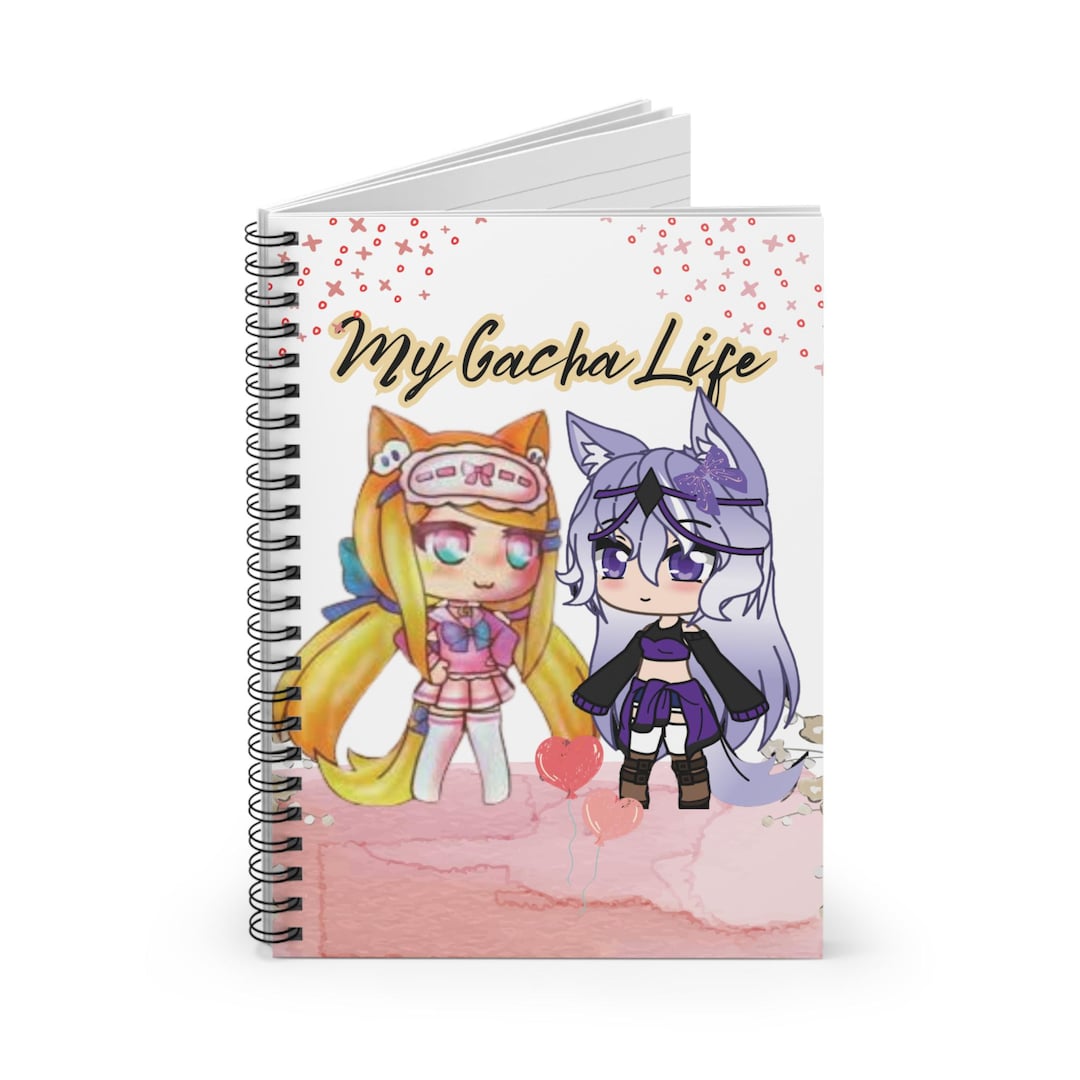 Gacha Anime Spiral Notebook Ruled Line Journal for Anime Fans Cute ...