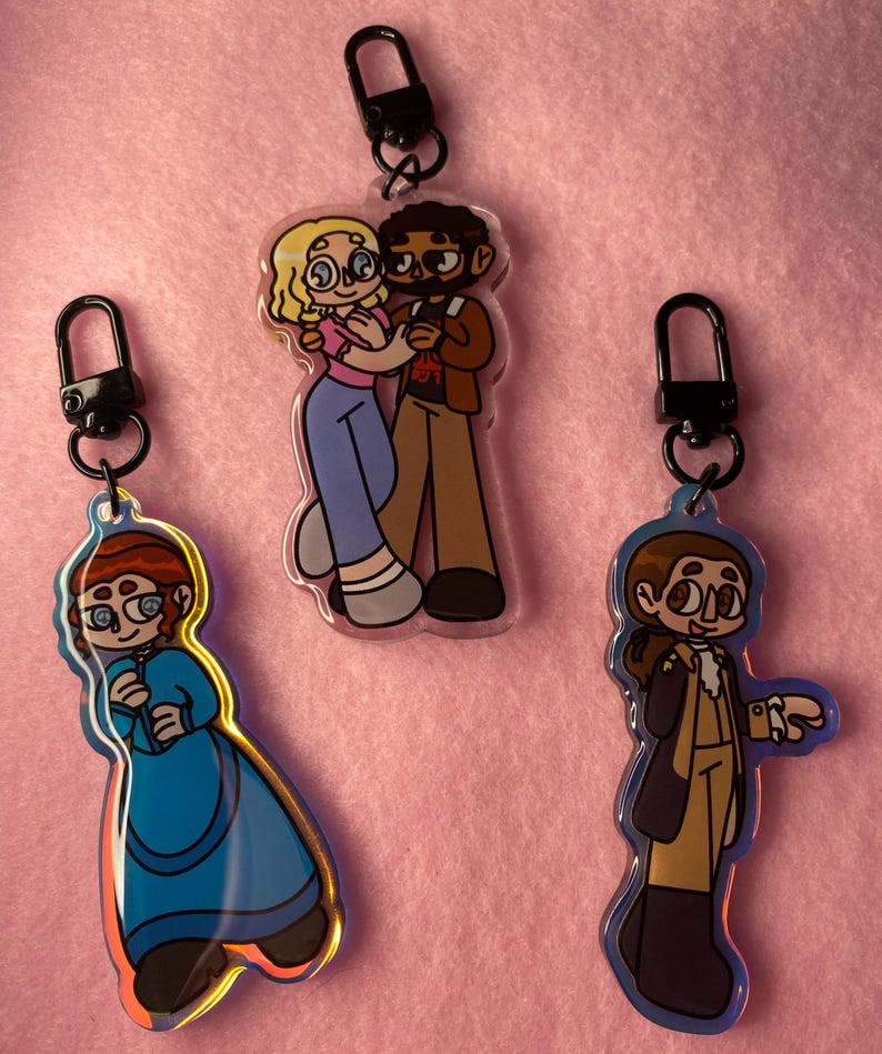 Ghosts CBS US Keychain Fan Merch - Etsy