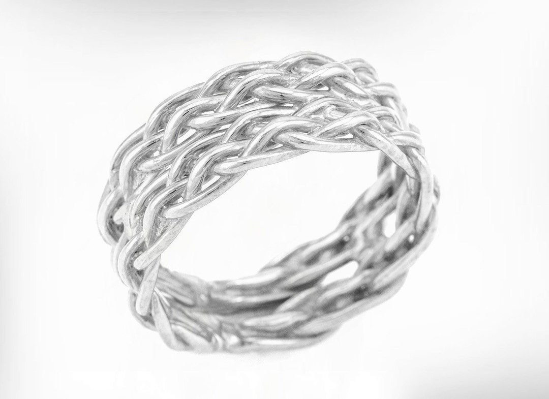 Braided Band, Braided Ring, Braided Wedding Ring, Wedding Band Men's ...