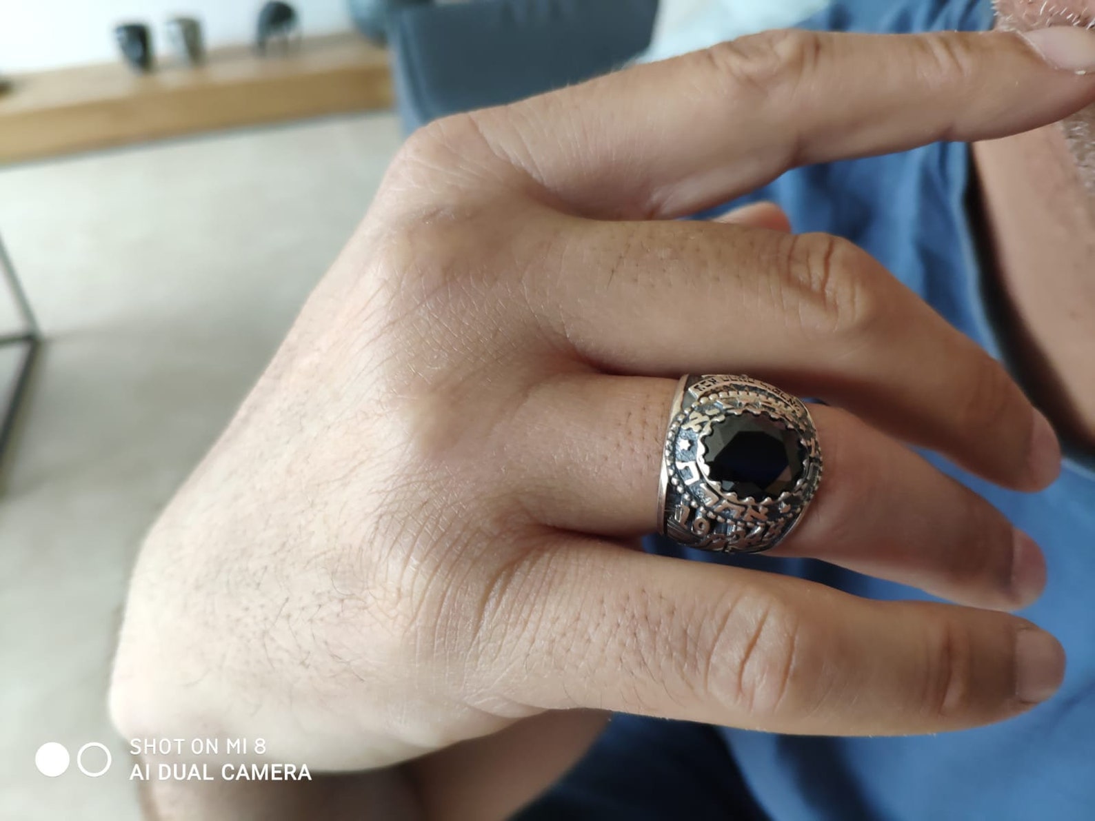 Sterling Silver IDF Icon Ring, Israel Defence Symbol, Zahal Ring for ...