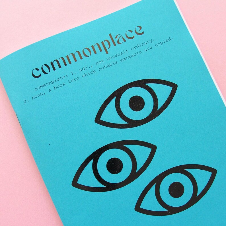 Commonplace Issue 11 - Perzine/infozine Hybrid - Etsy