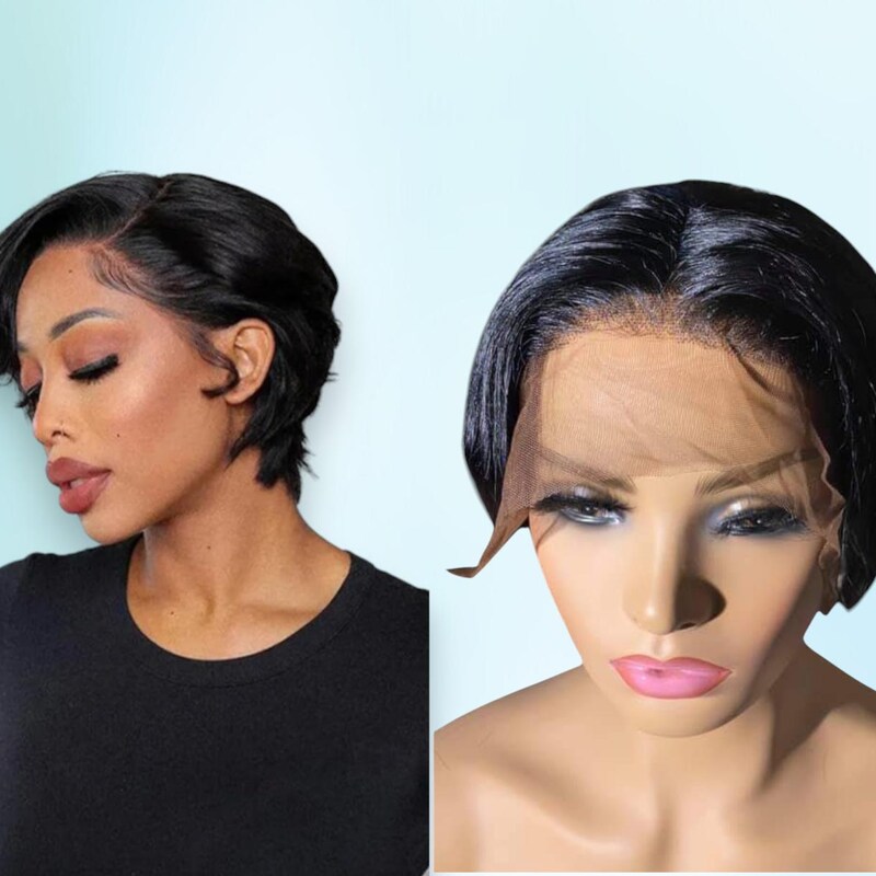Pixie Cut Wig Lace Front - Etsy