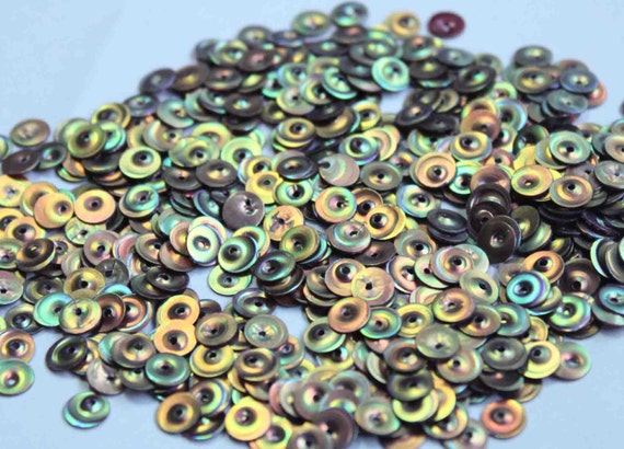 100 Rainbow Color Round Sequins/kbrs056 - Etsy