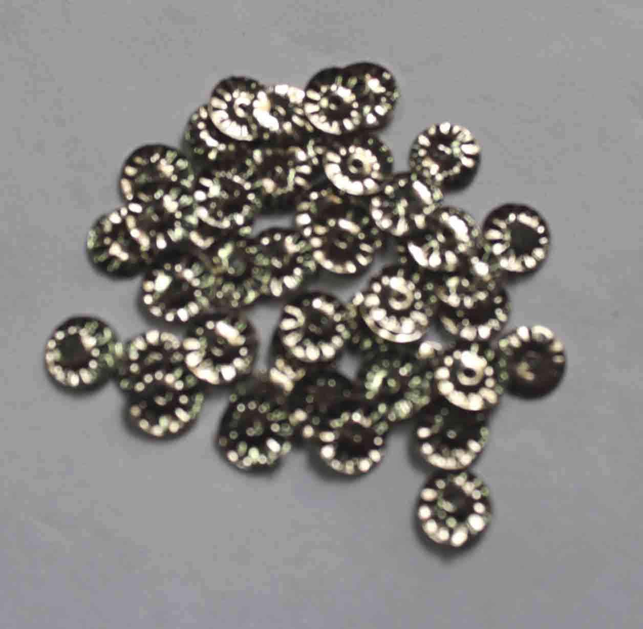 100 Metal Base Round Sequins/silver Color/kbms723 - Etsy