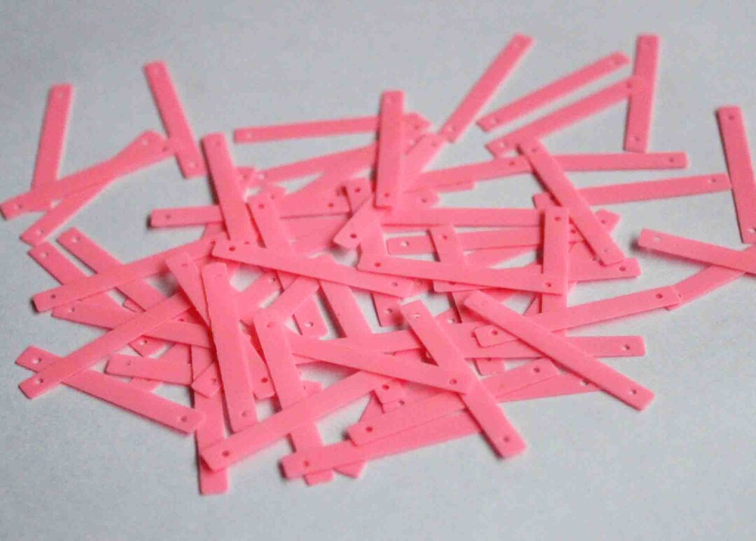 35 Rectangle Light Pink Color Sequins/kbrgs309 - Etsy