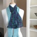 Knitting Pattern PDF Waterfall Lace Cravat, Beaded Lace Scarf Cowl, DIY ...