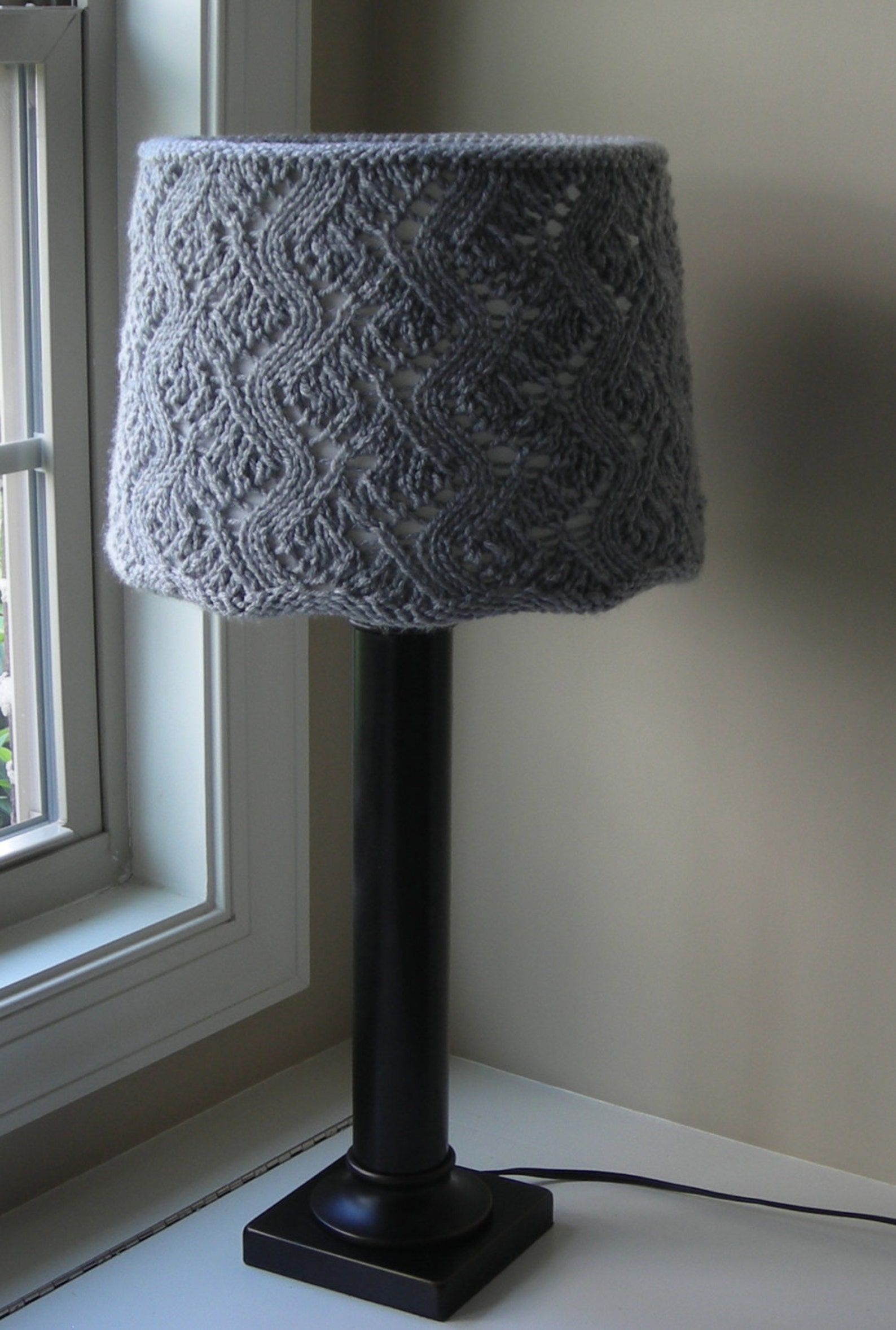 Lampshade Cover Knitting Pattern Crazy Lace Knit for Target | Etsy