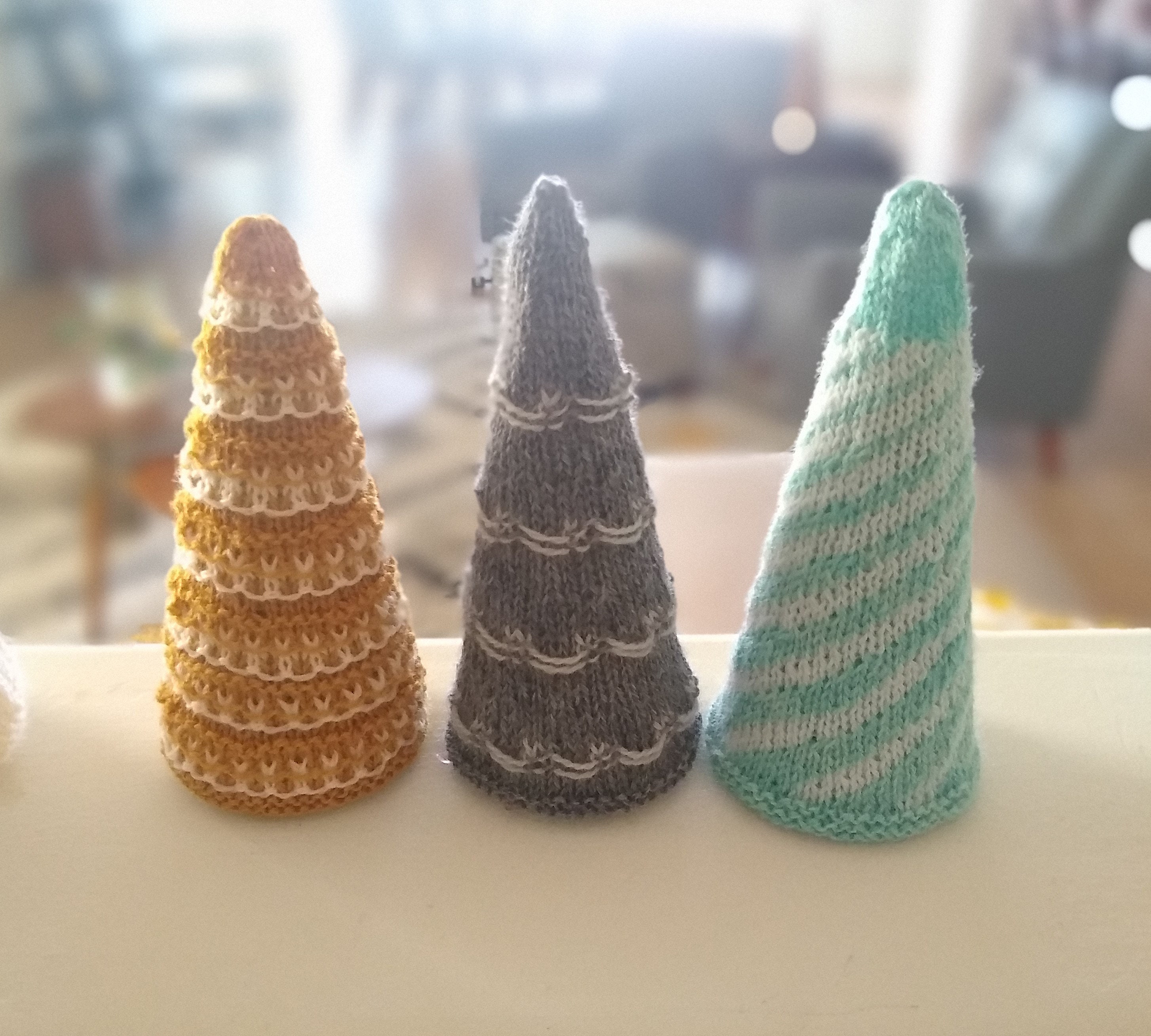 Christmas Knitting Patterns Knitted Trees Mini Christmas Tree - Etsy