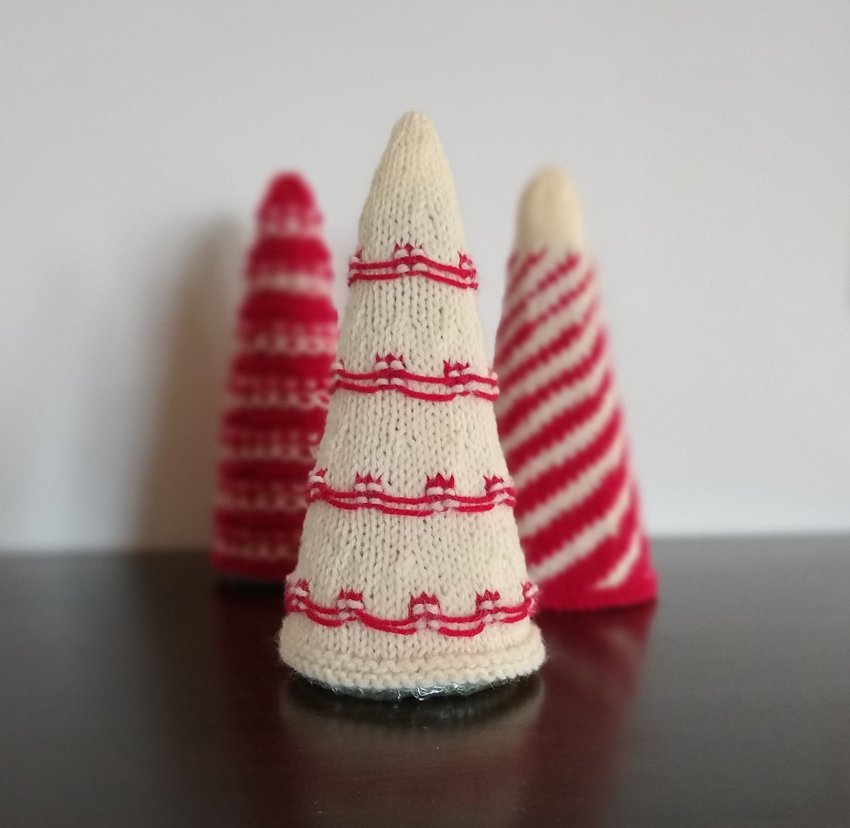Christmas Knitting Patterns Knitted Trees Mini Christmas Tree - Etsy