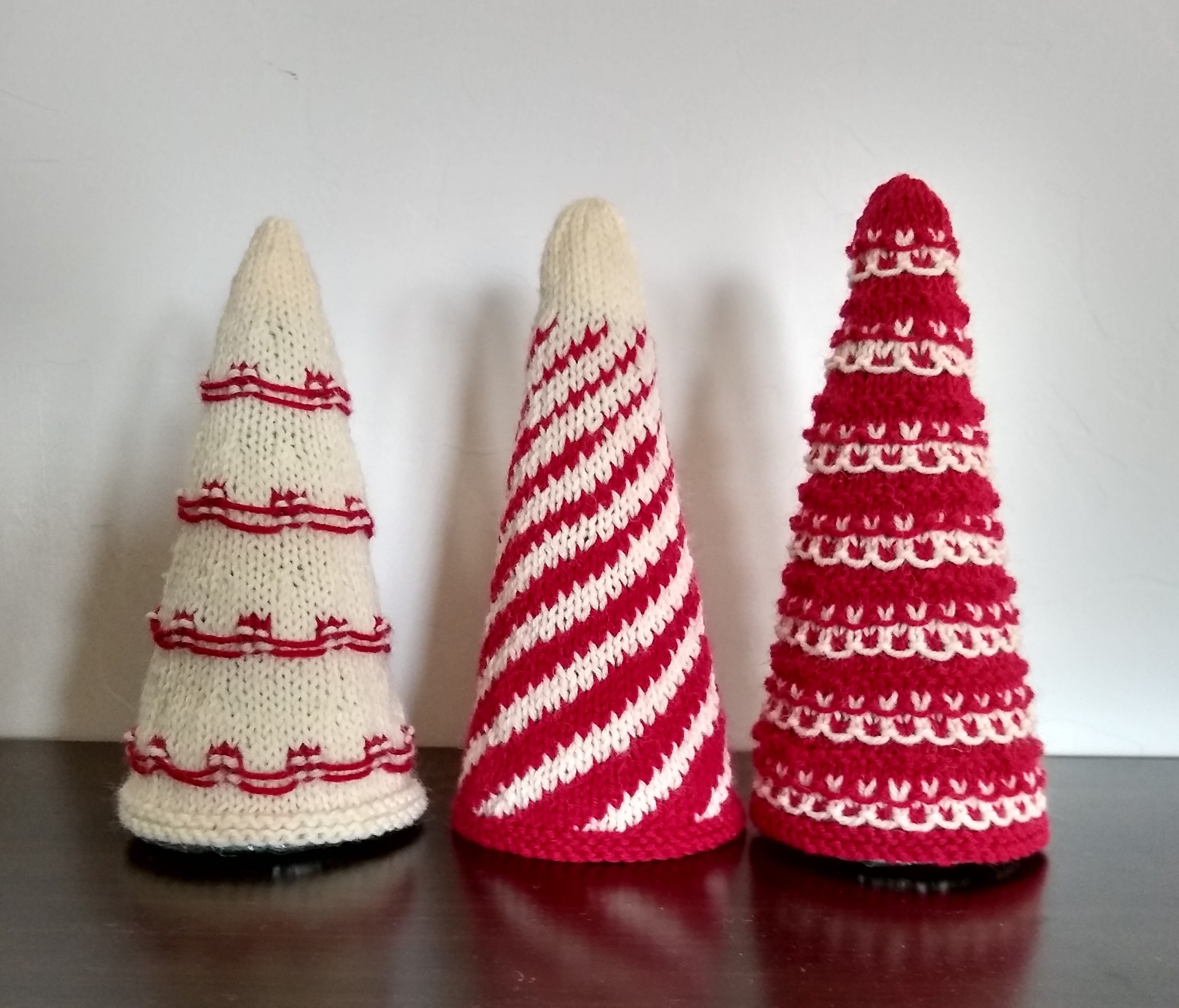 Christmas Knitting Patterns Knitted Trees Mini Christmas Tree - Etsy