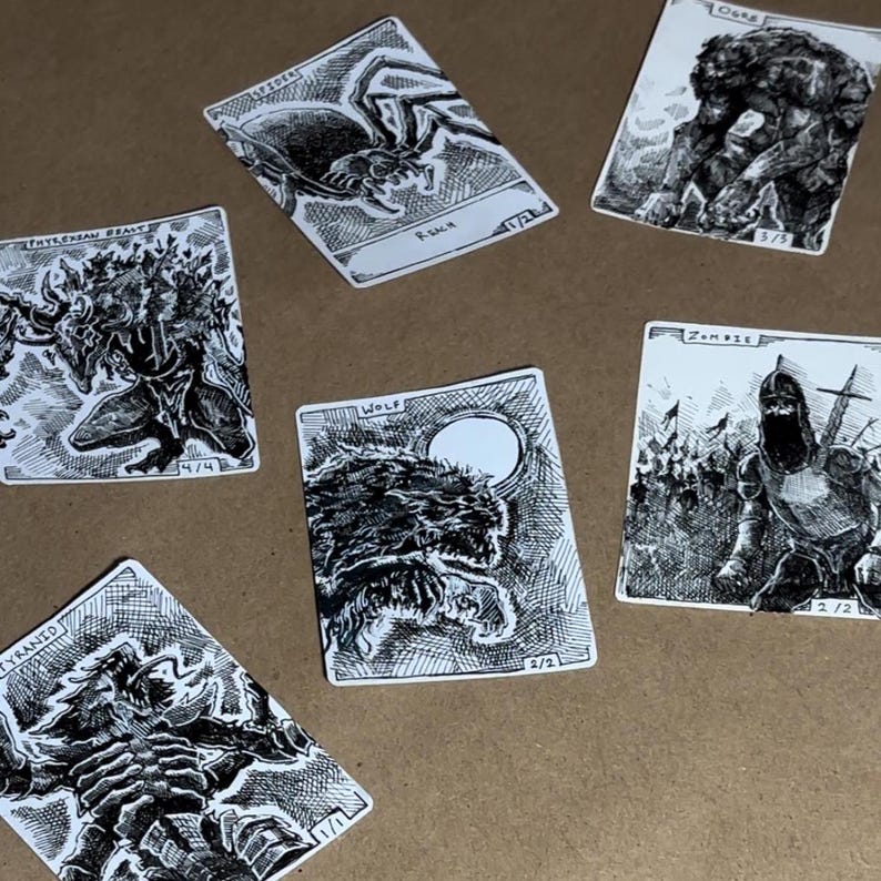 Exclusive Custom MTG Tokens Commissioned Based Cards - Etsy