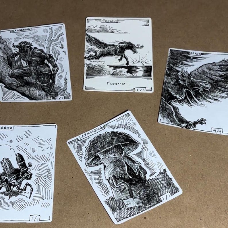 Exclusive Custom MTG Tokens - Commissioned Based Cards - Etsy