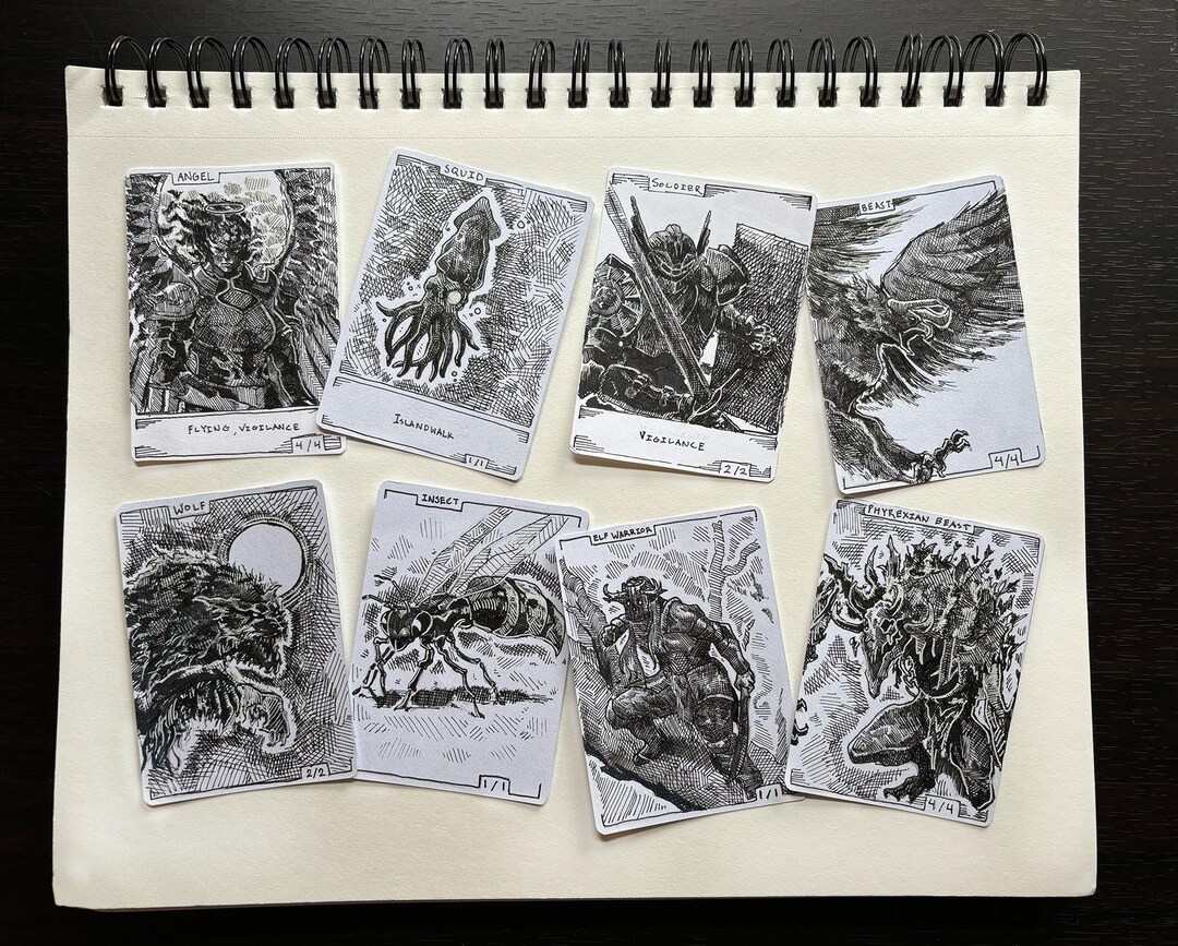 Custom MTG Tokens Commissioned Based Cards - Etsy