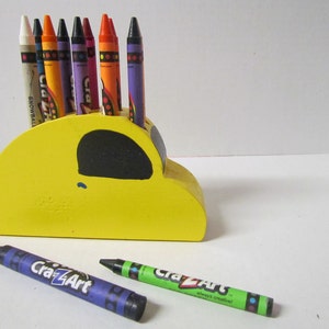 Car Crayon Holder, Volkswagen Beetle, Wooden Crayon Holder, Car Toy ...