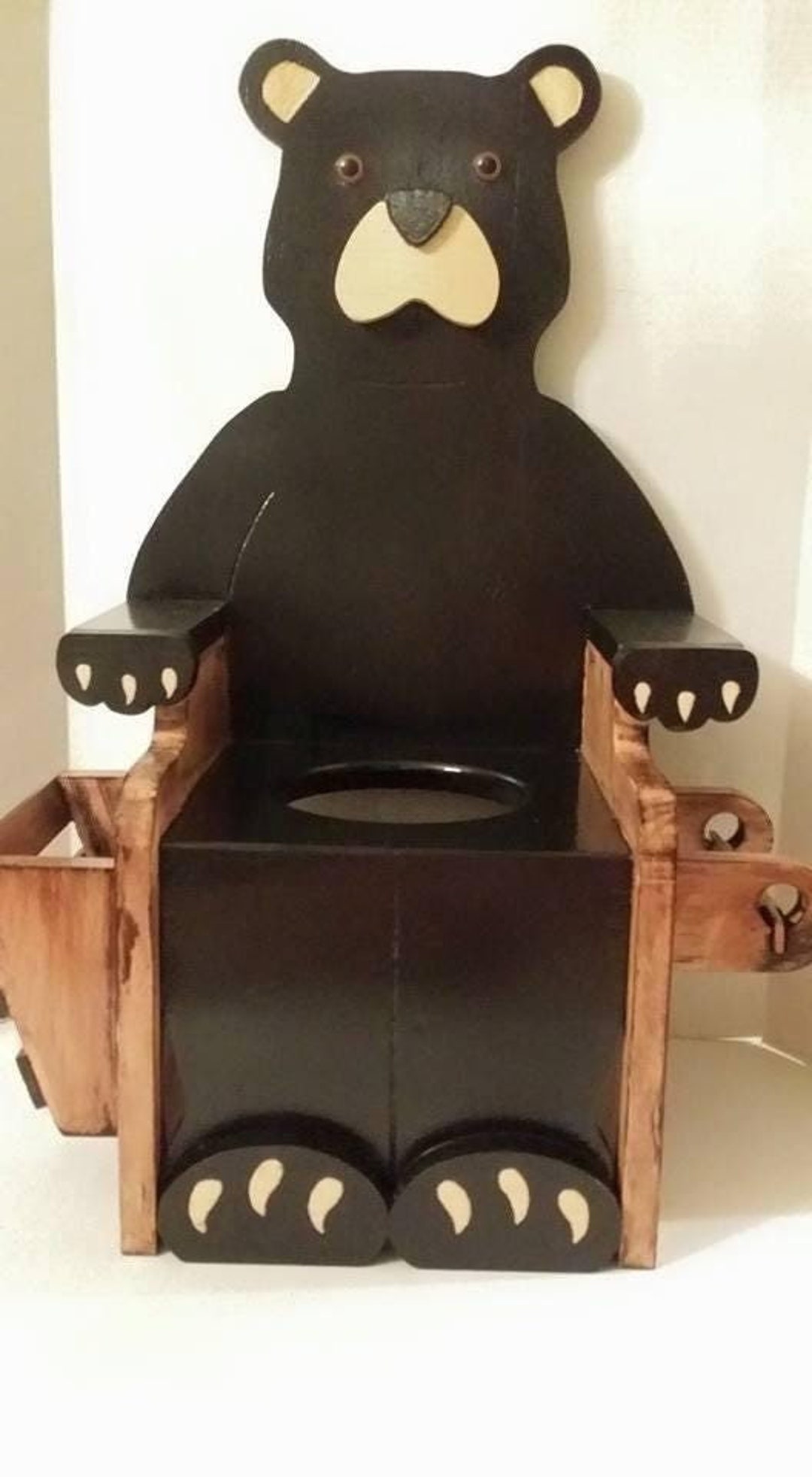 Bear Potty Chair With Tp Holder and Magazine Rack, Childs Potty Chair ...
