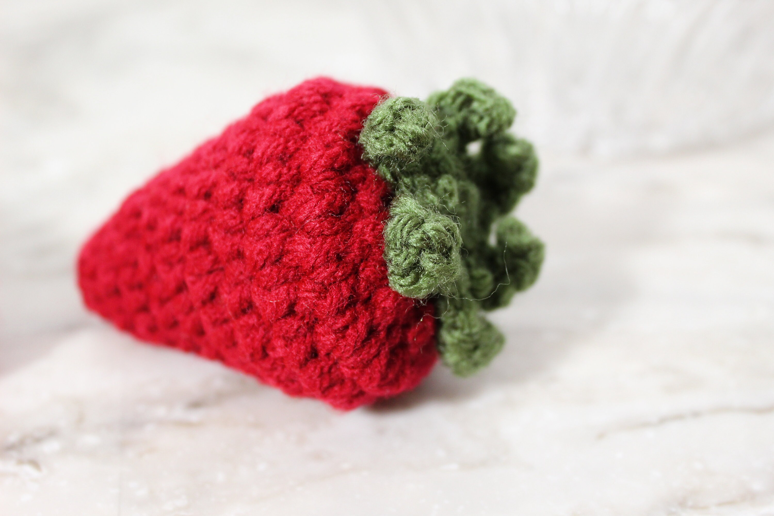 Crochet Strawberry Play Food: Amigurumi Fruit Toy - Etsy