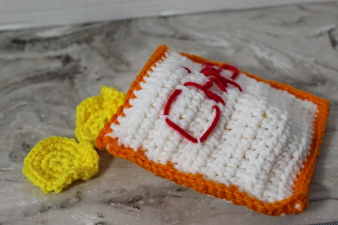 Chips Potato Chips, Crochet Play Food, Kitchen Play, Crochet Potato ...