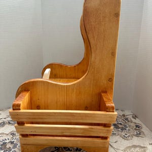 Handmade Wooden Potty Chair: Personalized Child's Potty With TP Holder ...