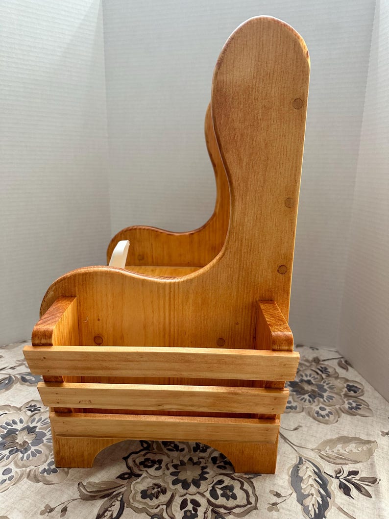 Handmade Wooden Potty Chair: Personalized Child's Potty With TP Holder ...