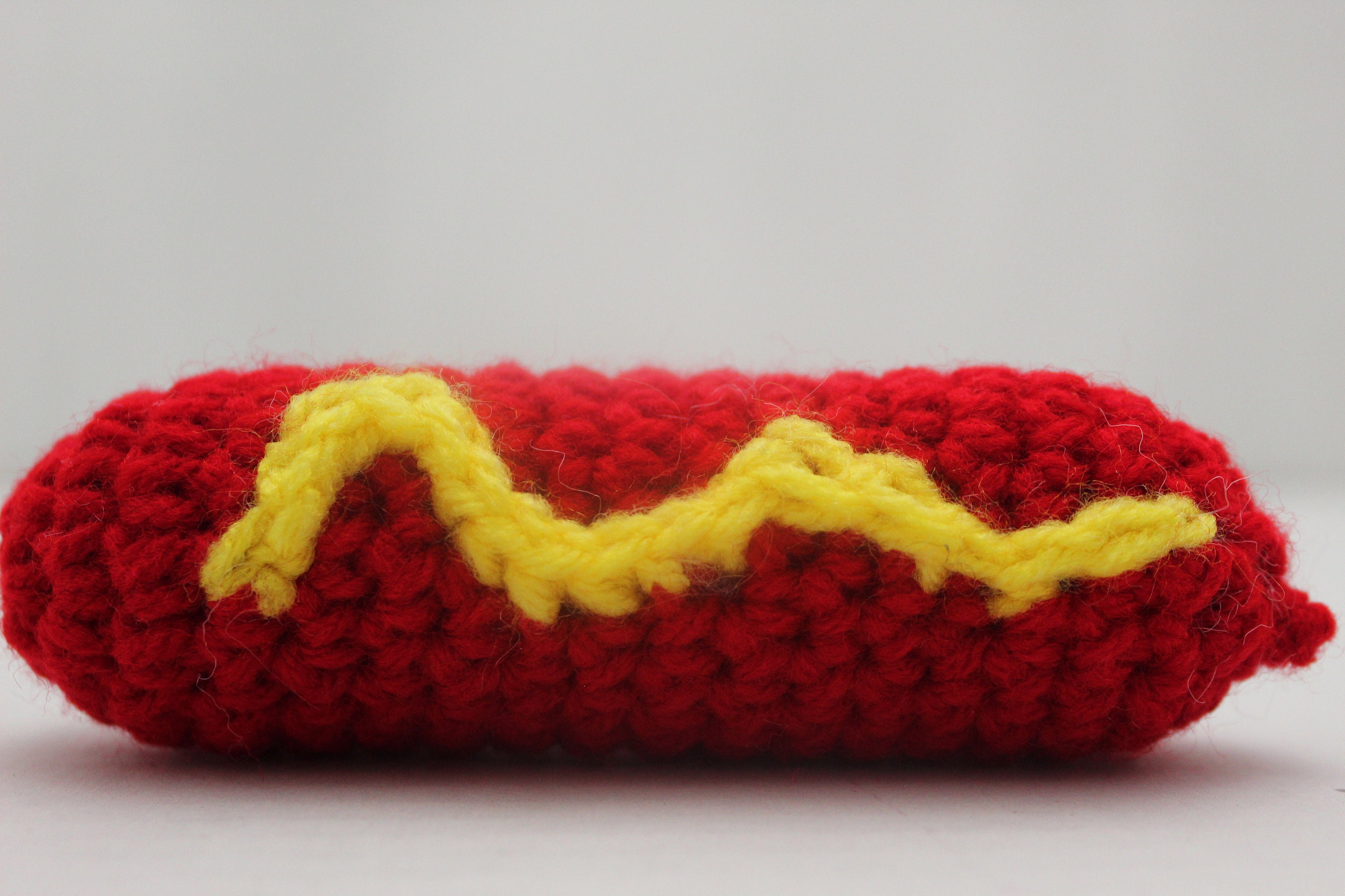 Hot Dog, Crochet Hot Dog, Hot Dog Play Food, Kitchen Play Food ...