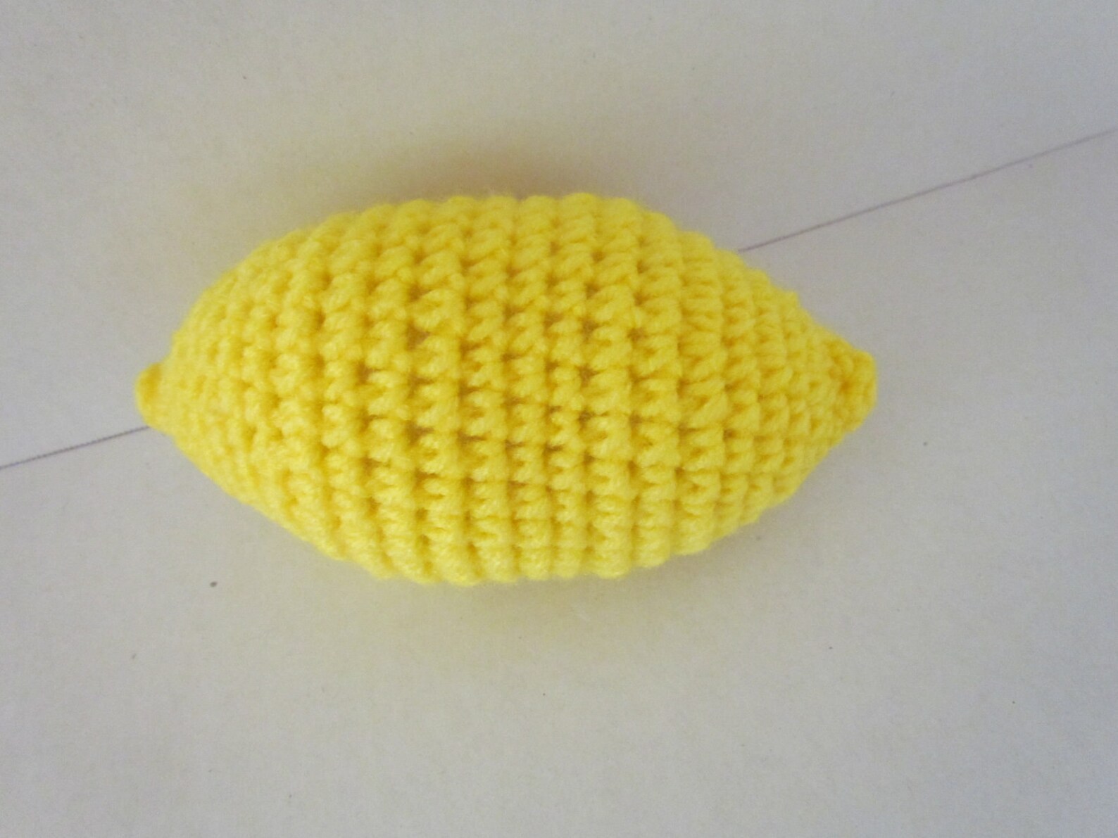 Crochet Lemon: Stuffed Plush Amigurumi, Kid's Play Food - Etsy