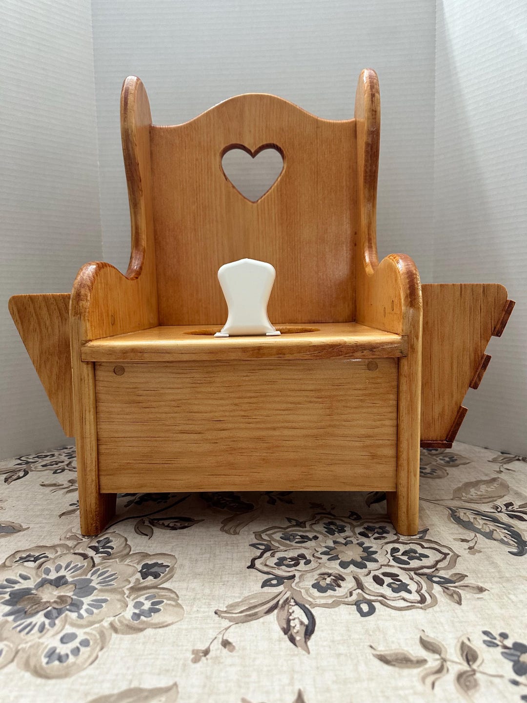 Handmade Wooden Potty Chair: Personalized Child's Potty With TP Holder ...