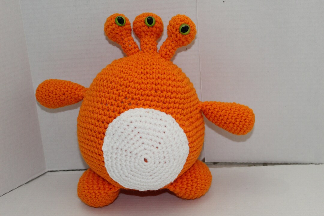 Stalk Eyed Monster, Halloween Toy, Amigurumi Cute Crochet Monster ...