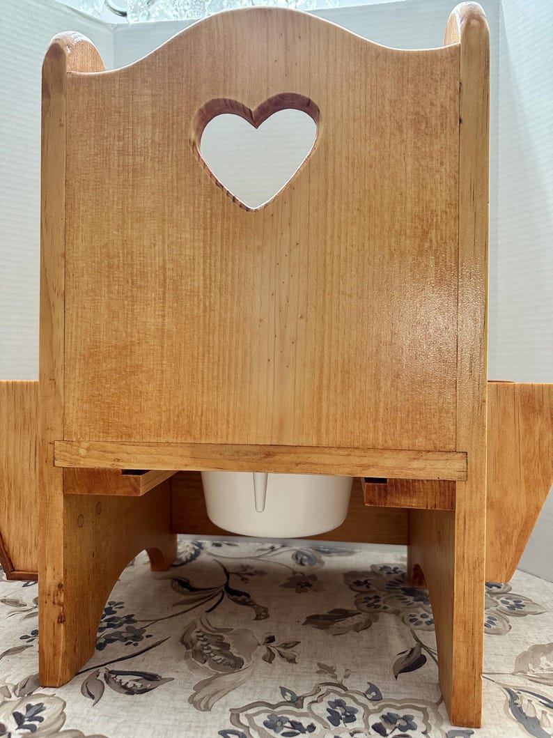 Handmade Wooden Potty Chair: Personalized Child's Potty With TP Holder ...