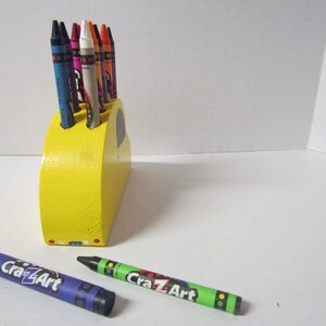 Car Crayon Holder, Volkswagen Beetle, Wooden Crayon Holder, Car Toy ...
