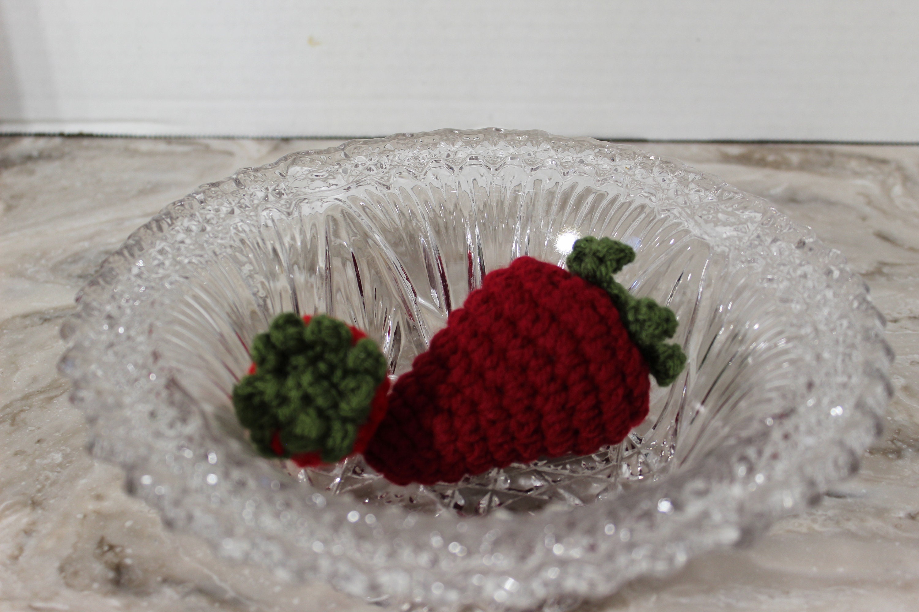 Crochet Strawberry Play Food: Amigurumi Fruit Toy - Etsy